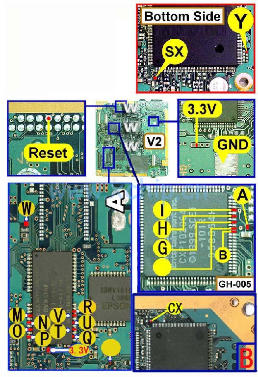 [MODCHIP] PS2 - Schémas d'installation puce / modchip - Delta Island
