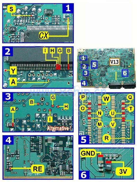 [MODCHIP] PS2 - Schémas d'installation puce / modchip - Delta Island