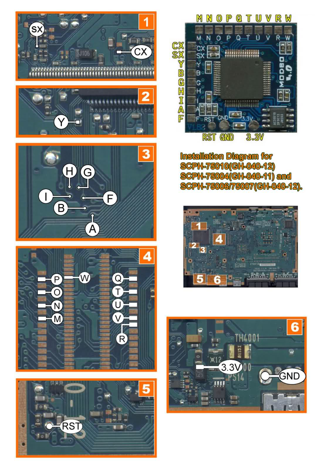 [MODCHIP] PS2 - Schémas d'installation puce / modchip - Delta Island