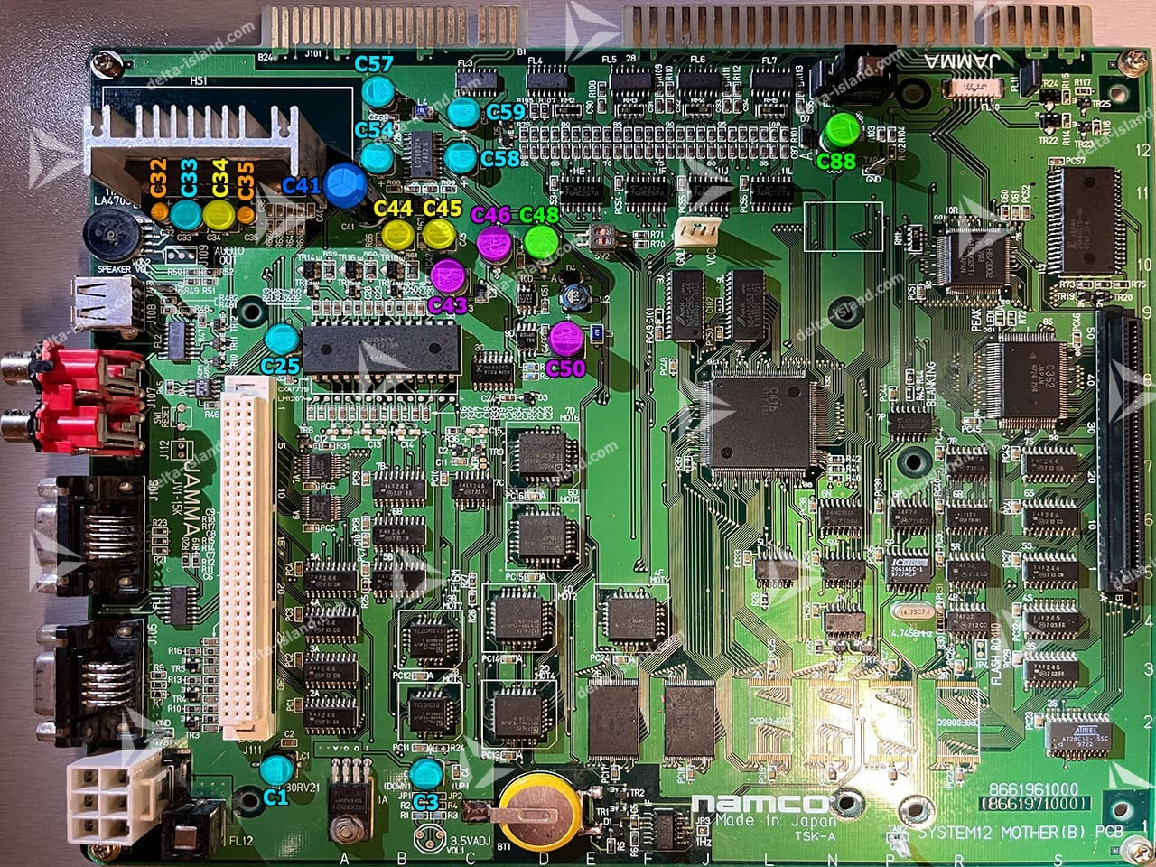[TUTO] Namco System 12 - FULL RECAP - Remplacement de condensateur ...